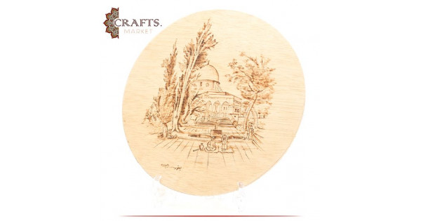 Pyrography Art "Dome Of The Rock" Design