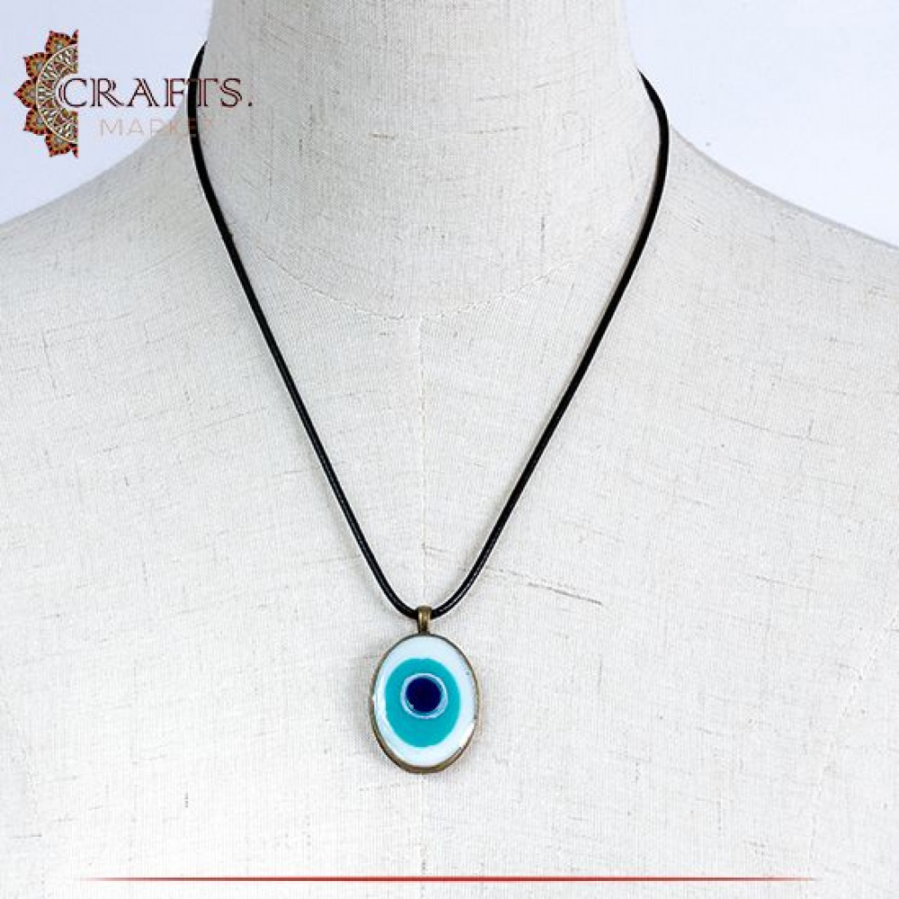 Handmade Women Necklace adorned with "Blue Eye" Pendant