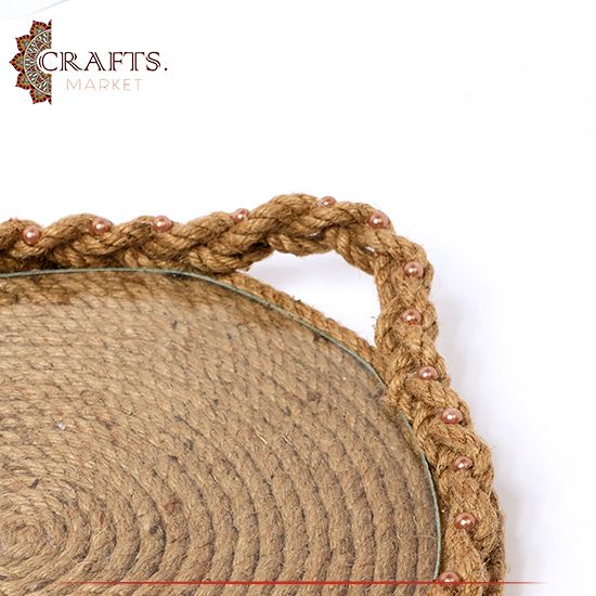 Handmade Burlap Tray