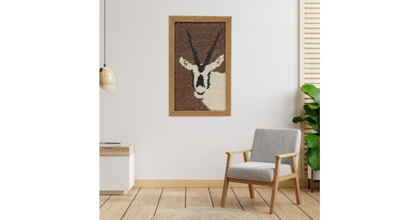 Handmade Quilling Wall Art in a " Arabian Oryx " Design