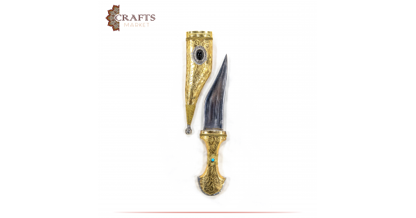 Handmade Due-Color Metal Traditional Jordanian Dagger