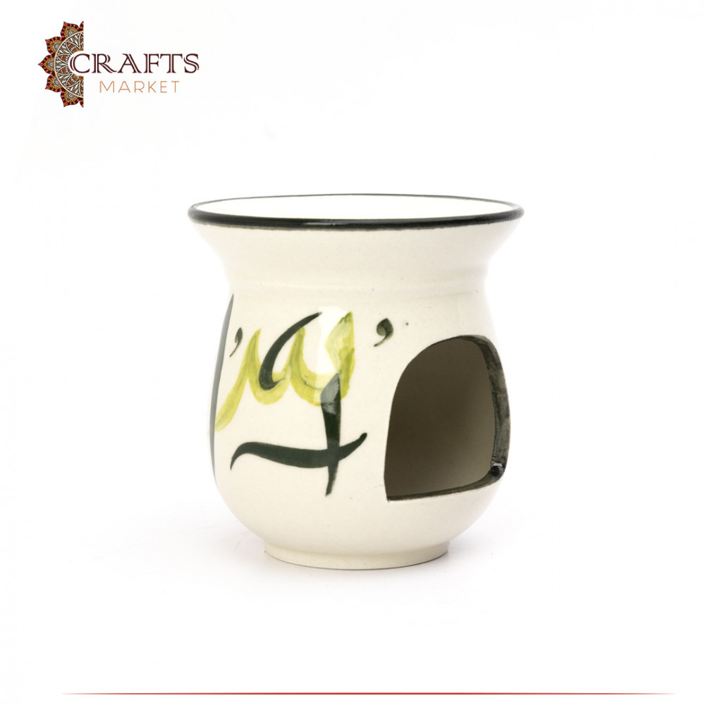 Ceramic Censer with a Calligraphy Design | Crafts.Market