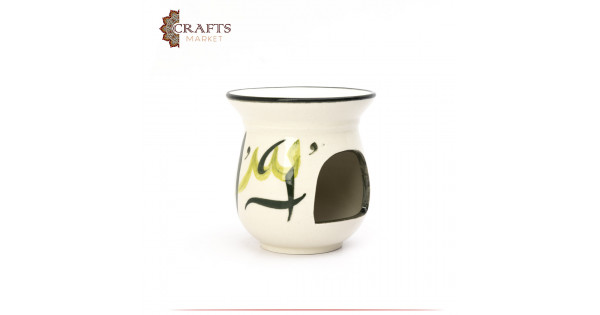 Ceramic Censer with a Calligraphy Design | Crafts.Market
