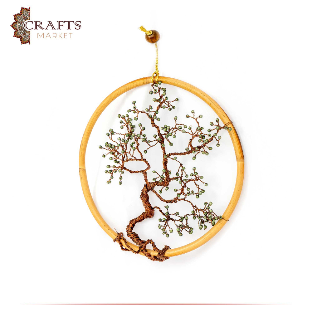 Handmade Brass Tree Design Wall Hanging