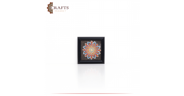 Hand Painted Multi Colored Acrylic Wall Art