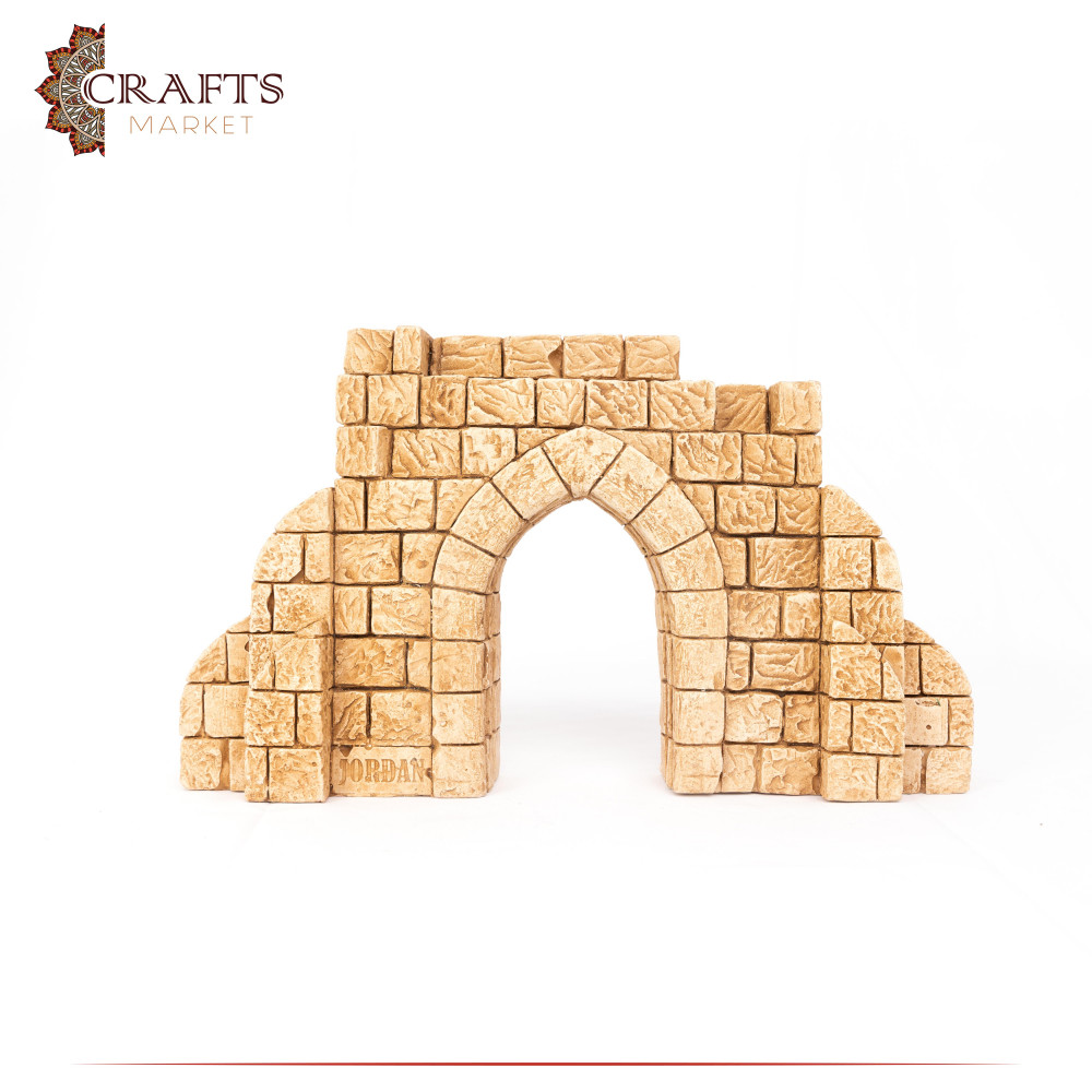 Handmade Reinforced gypsum anthropomorphic with a "Sail Arch" Design