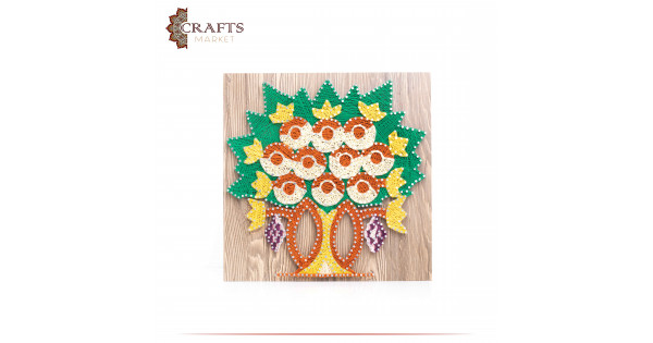 String Art Handmade Multi Color " Tree Of Life" Design