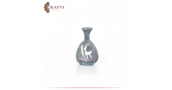 Handmade Due-Color Pottery Table Decor in an "Oryx" Design