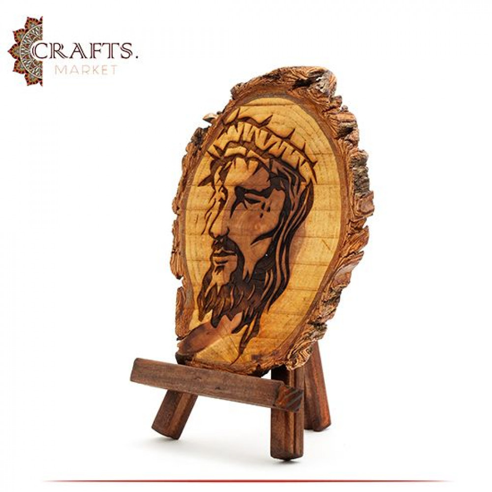 Pyrography Art " Portrait Of Jesus " Design
