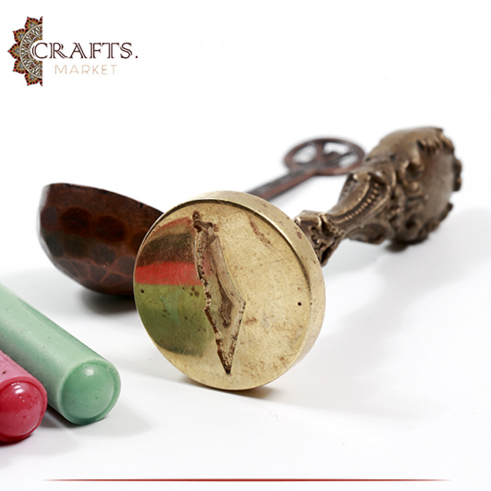 Handmade Copper Stamp Palestine Map Design