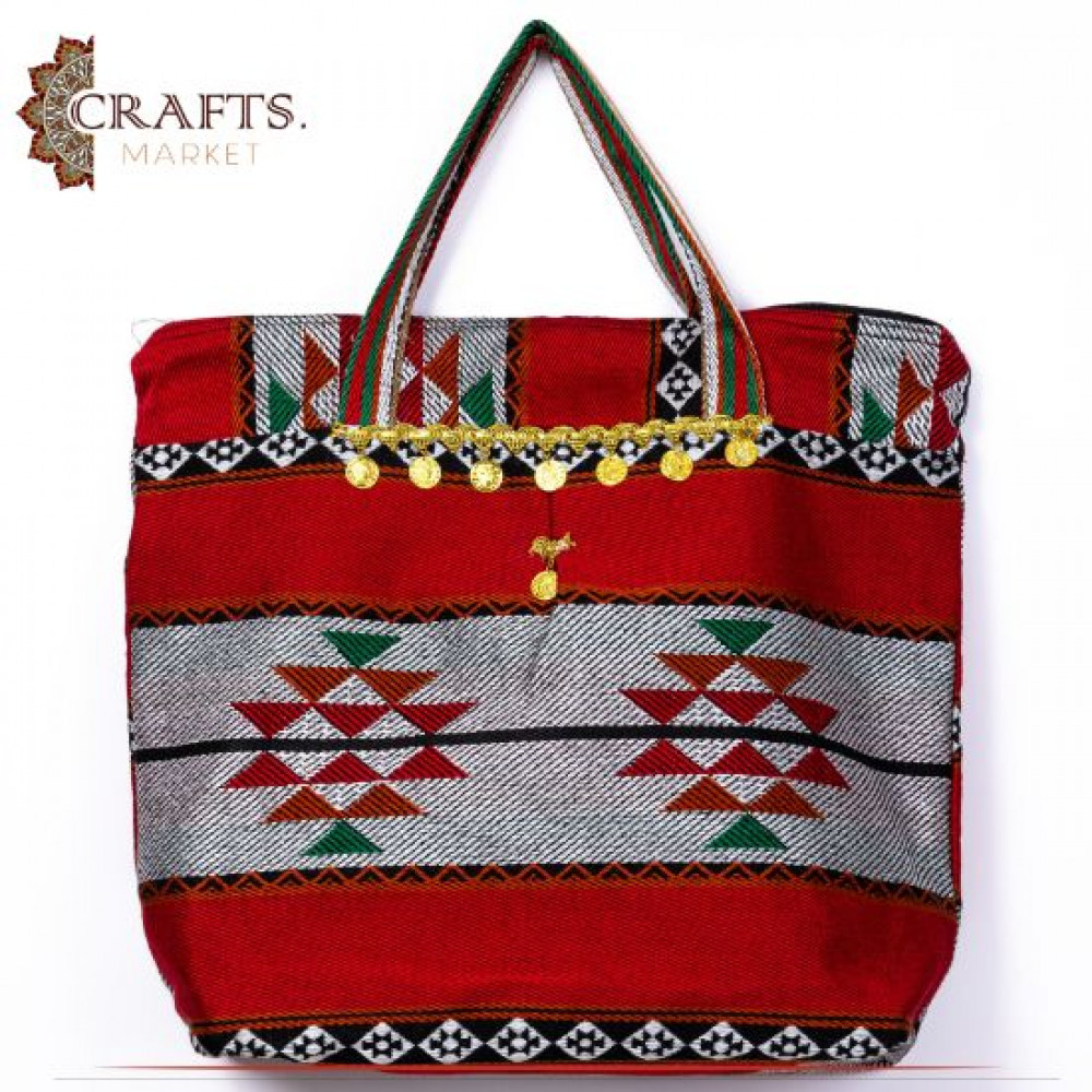 Handmade Multi Color Fabric Travel Bag
